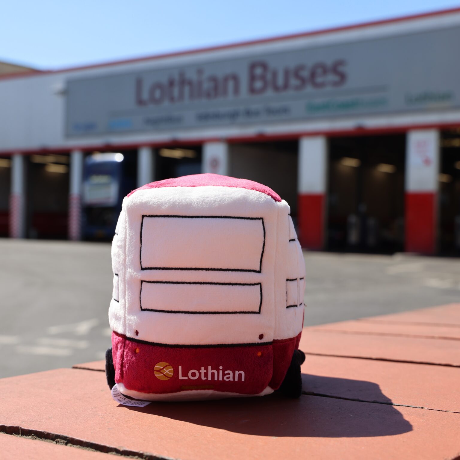 Buster the Bus Cuddly Toy - Lothian Buses